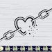 Chain SVG 1 , Broken Chain SVG, Chain Clipart, Chain Files for Cricut ...