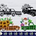 Sunflower Truck SVG,1, Spring Truck Svg, Truck With Flowers Svg, Cut ...