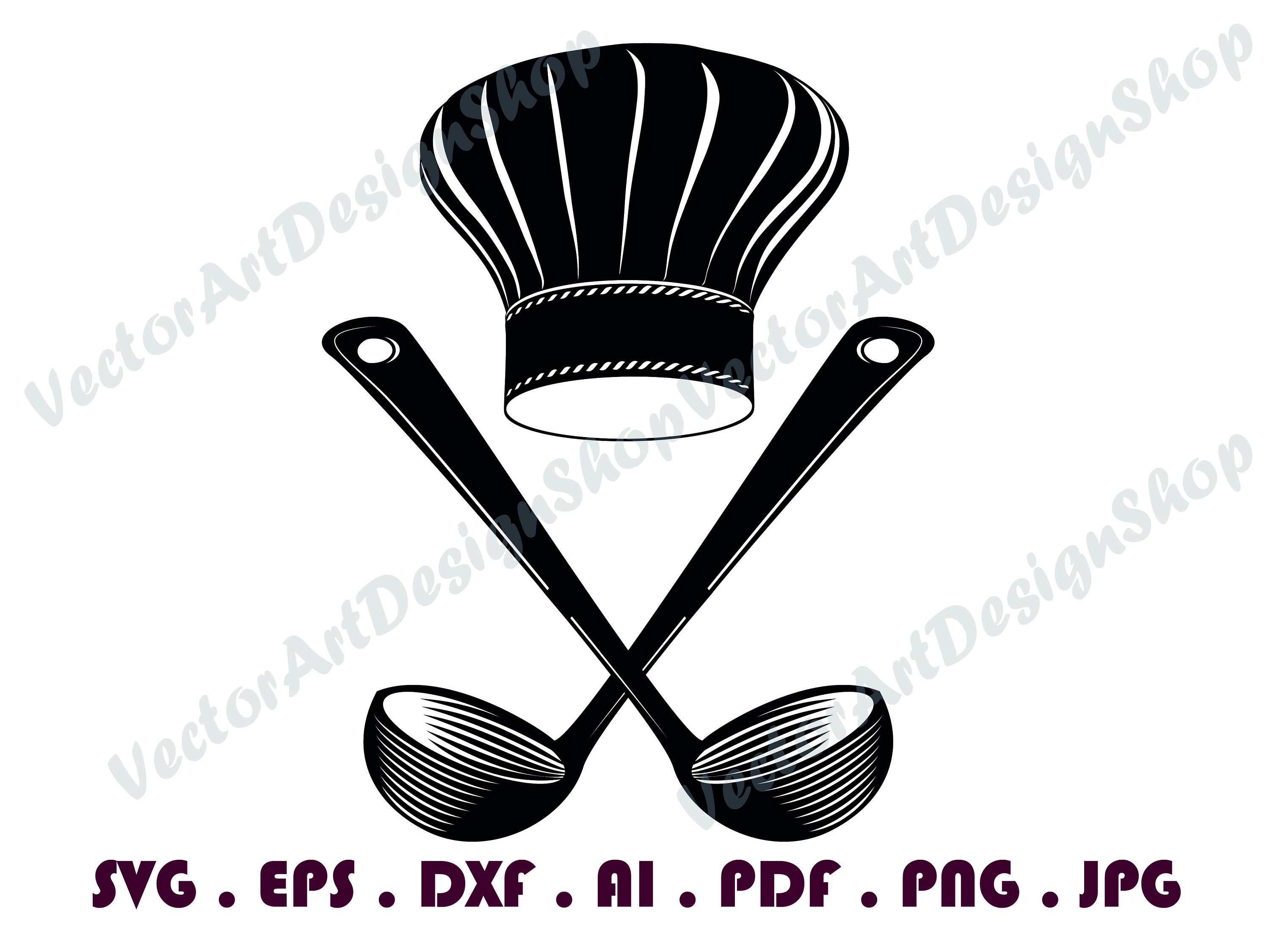 Logotipo del chef 2 SVG Chef Svg Cook Svg Cocina Chef - Etsy España