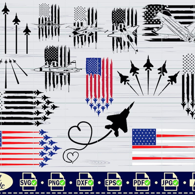 Jet Scene Svg - Etsy