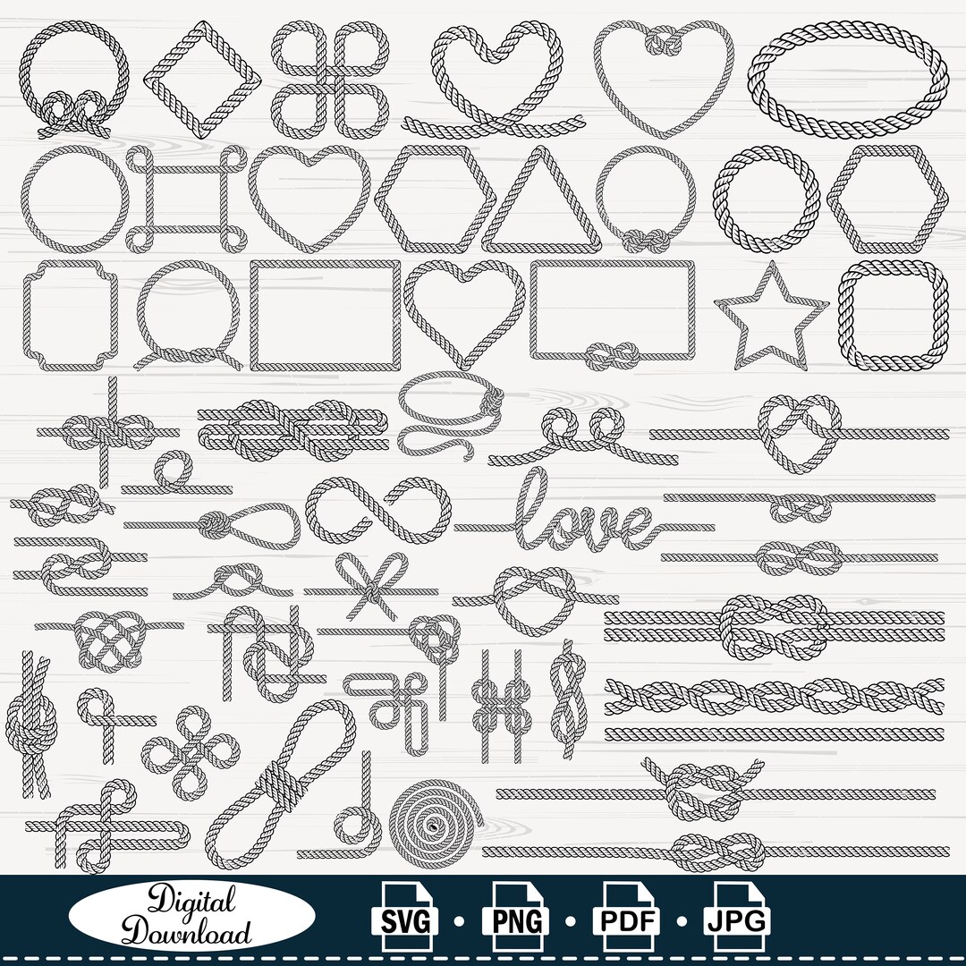 Nautical Knot SVG, Nautical Rope SVG, Nautical Svg, Nautical Knot ...