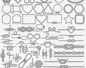 Rope 8 SVG, Rope Svg, Nautical Svg, Rope Clipart, Rope Files for Cricut ...