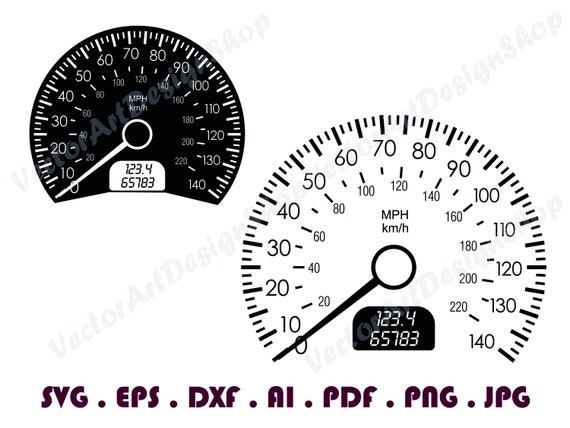 Tachometer Redline Vector