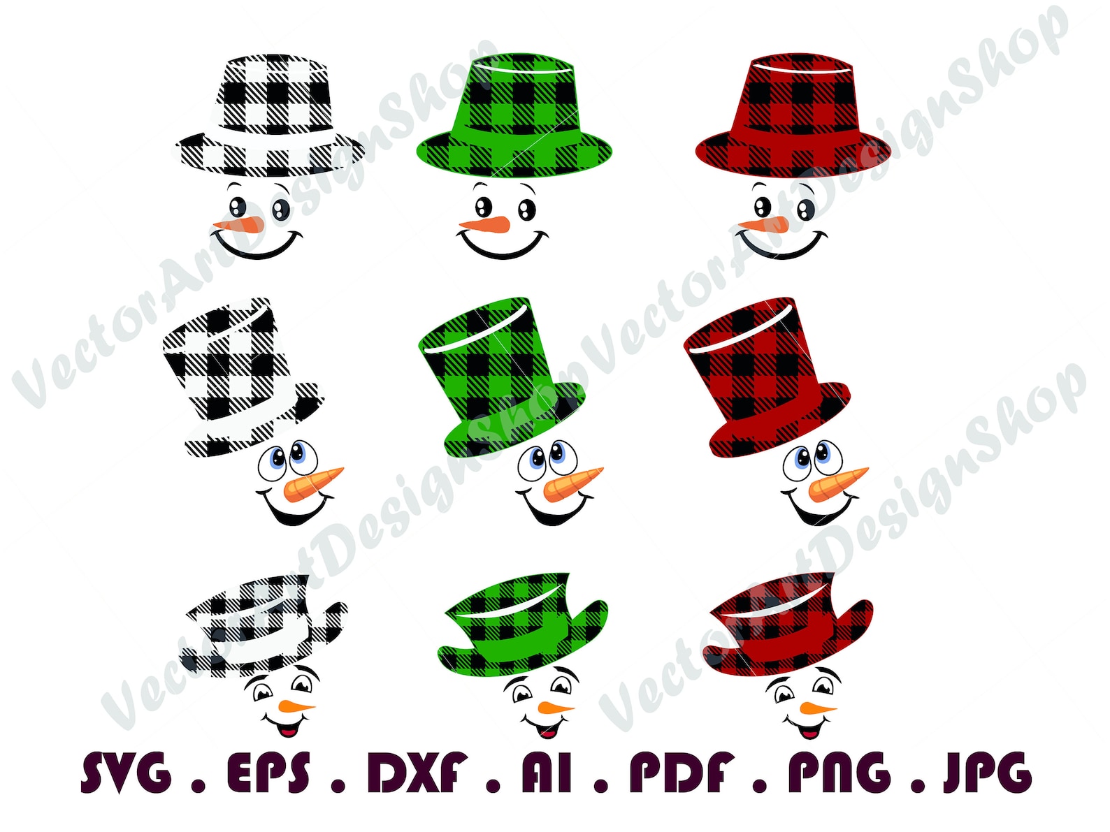 Snowman Svg Bundle 2 Christmas Snowman Svgsnowman Face - Etsy