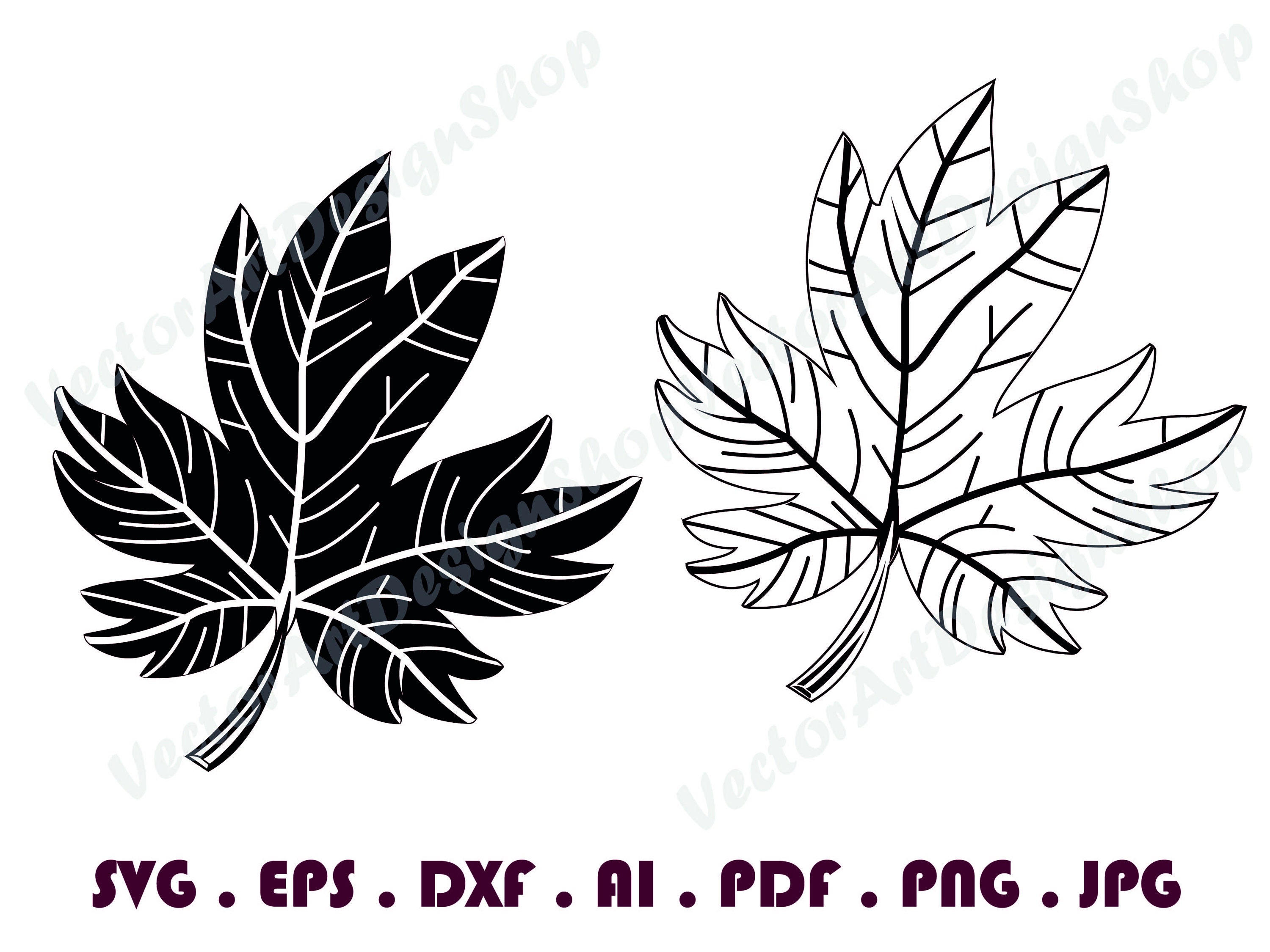 Craft Supplies & Tools dxf esp Vector Maple leaf svg Design Files for ...