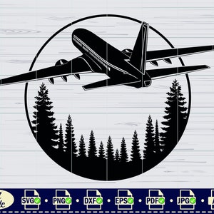 Airplane SVG #2, Aircraft SVG, Biplane Clipart, Airplane Files for ...