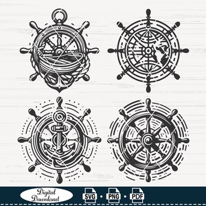 Ships Wheel SVG, Ships Wheel SVG, Nautical Svg, Ships Wheel Clipart ...