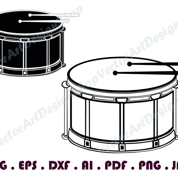 Drum Svg - Etsy