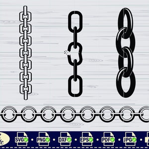 Chain SVG 1 , Broken Chain SVG, Chain Clipart, Chain Files for Cricut ...