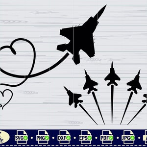 American Flag Jet Fighter SVG: 4th of July Clipart (digital Files) - Etsy
