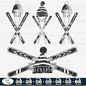 Skiing SVG MEGA BUNDLE,#1, Skiing Svg, Skiing Clipart, Skiing Files for ...