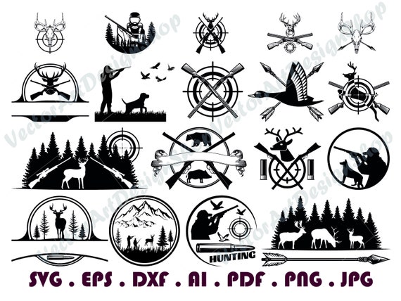 JAGD SVG Bundle 1 Jäger SVG Cut Files Hirschjäger svg - Etsy