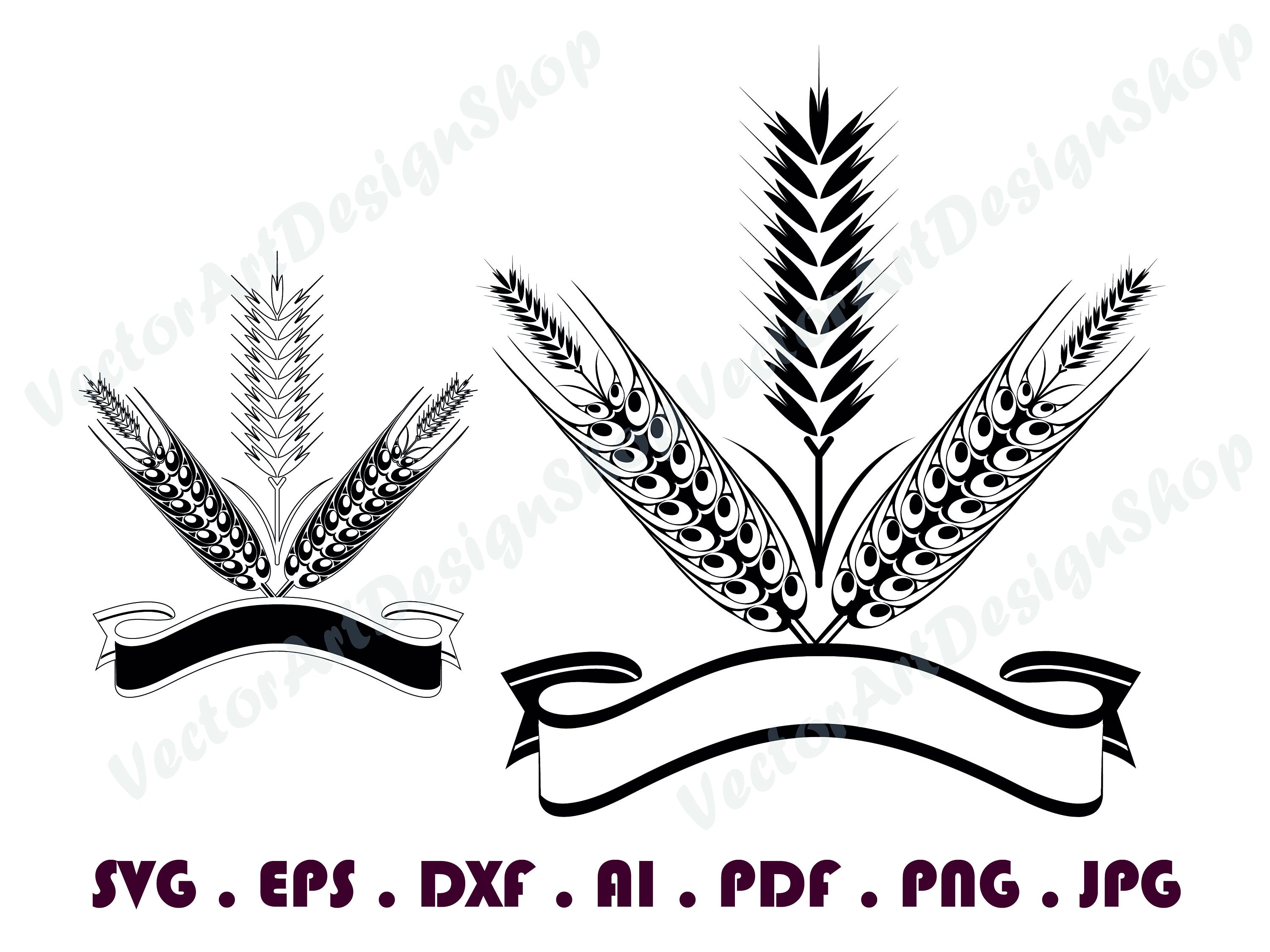 Wheat Straw Vector