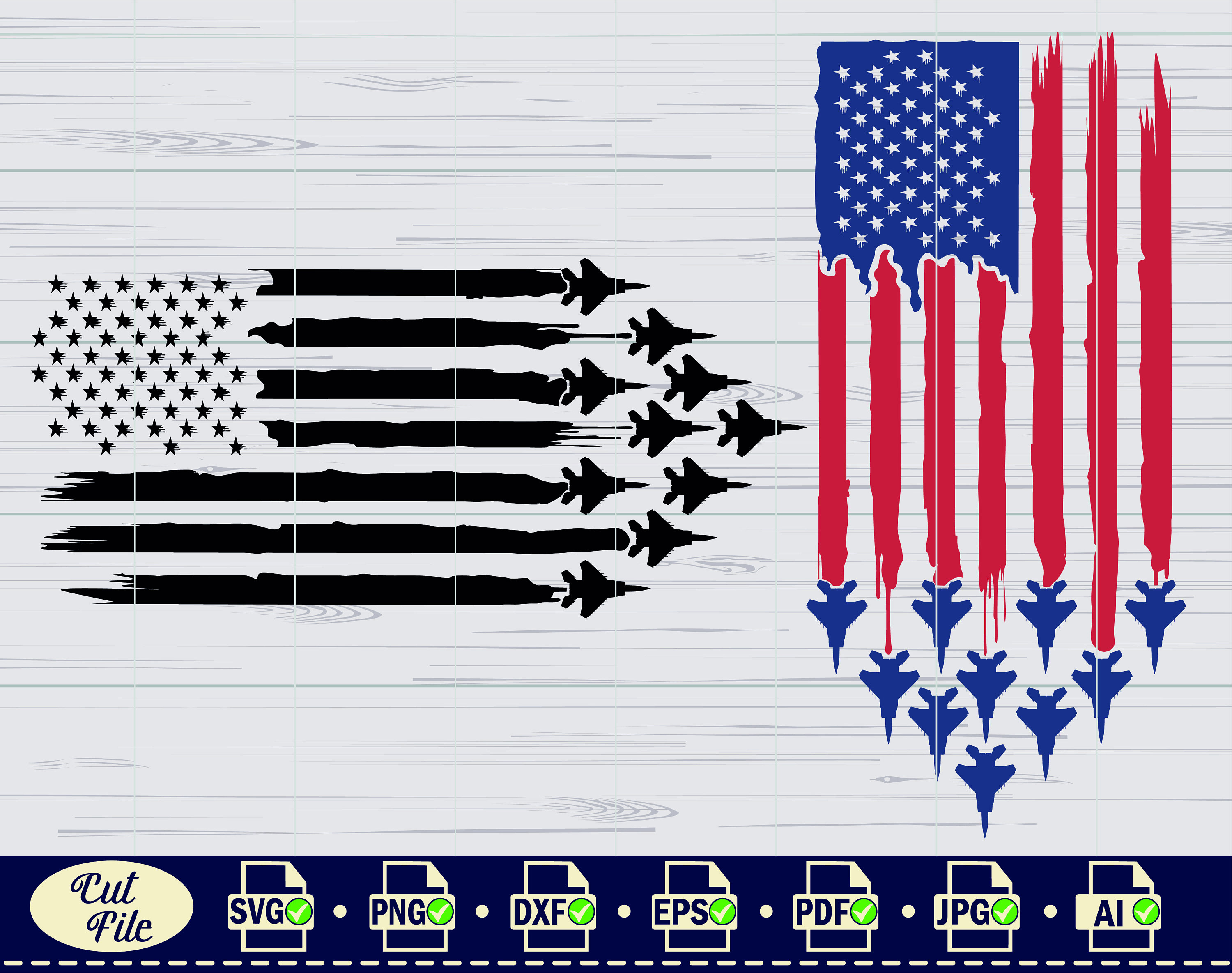 Jet Fighter Svg American Flag Jet Fighter Svg 4 Th of July - Etsy UK