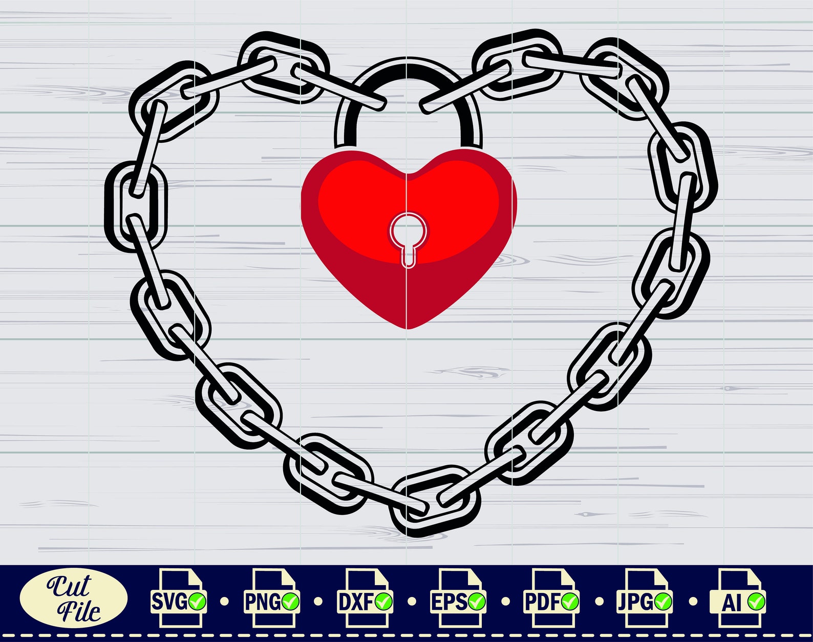 Chain SVG 1 , Broken Chain SVG, Chain Clipart, Chain Files for Cricut ...