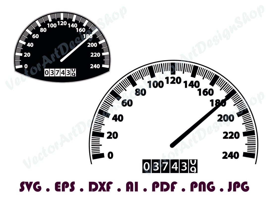 Car Speedometer 8 SVG Bundle, Driving Svg, Racing Svg, Speedometer ...