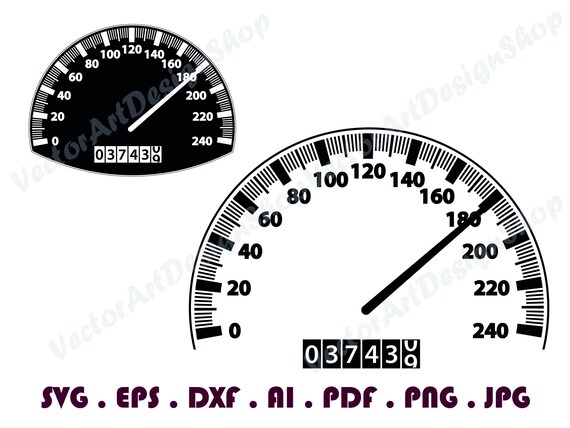 Car Speedometer 8 SVG Bundle Driving Svg Racing Svg | Etsy