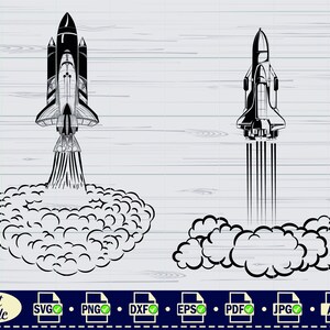 Rocket Launch SVG, Rocket Svg, Space Svg, Rocketship Svg, Space Ship ...