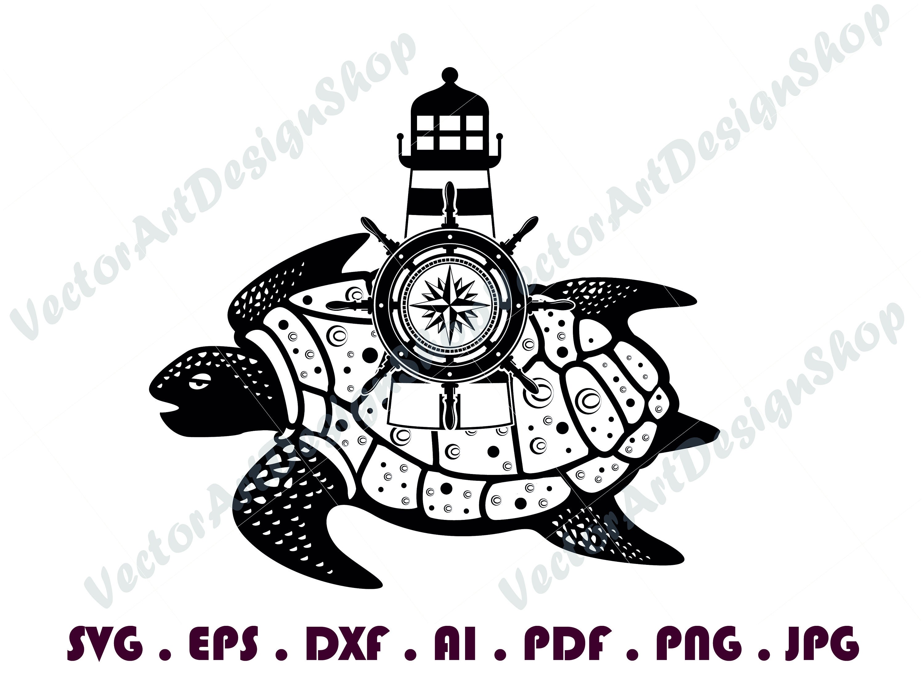 Turtle SVG File 1 Floral Turtle Svg File Turtle Cut File | Etsy Canada
