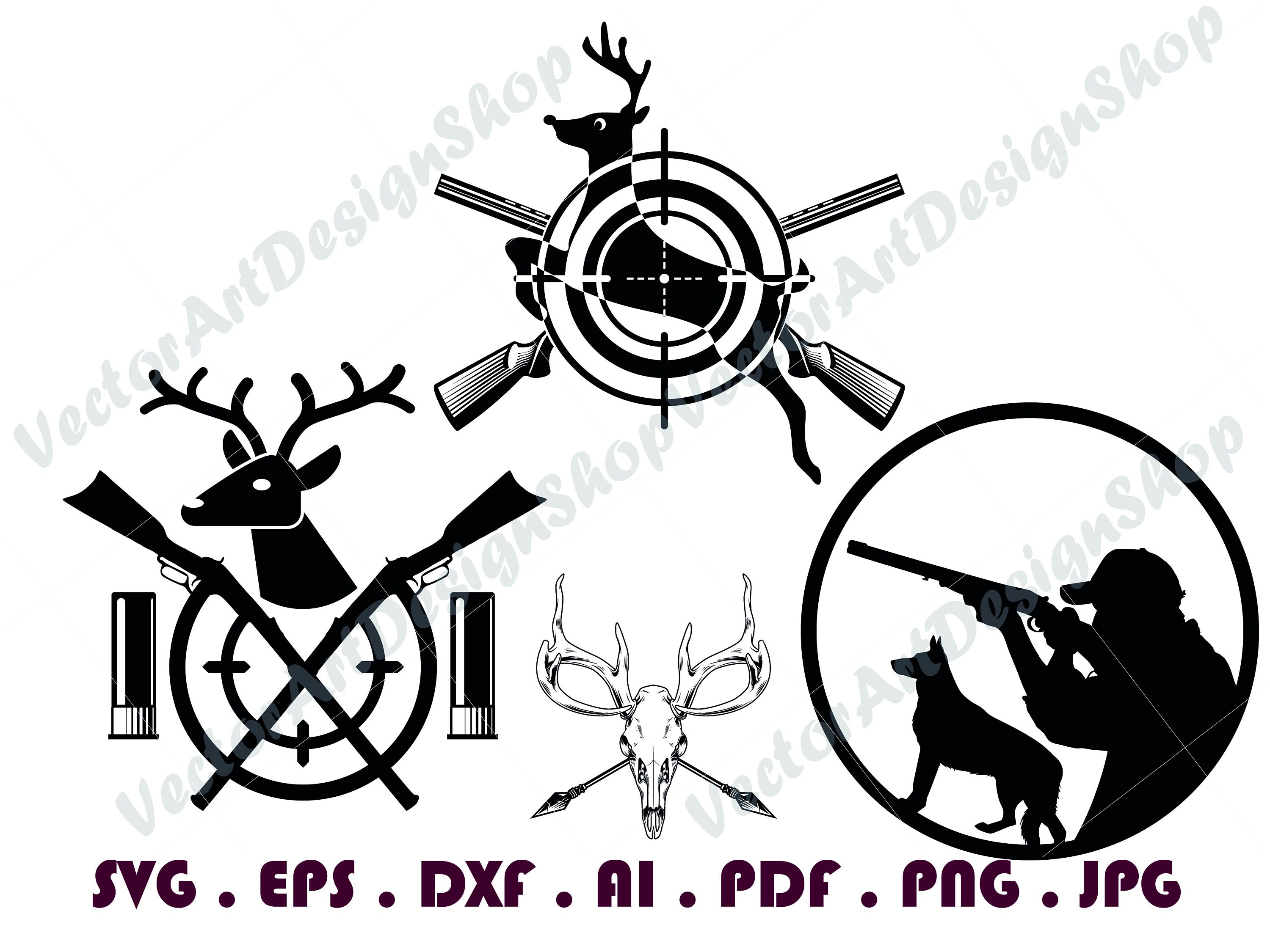 JAGD SVG Bundle 1 Jäger SVG Cut Files Hirschjäger svg - Etsy