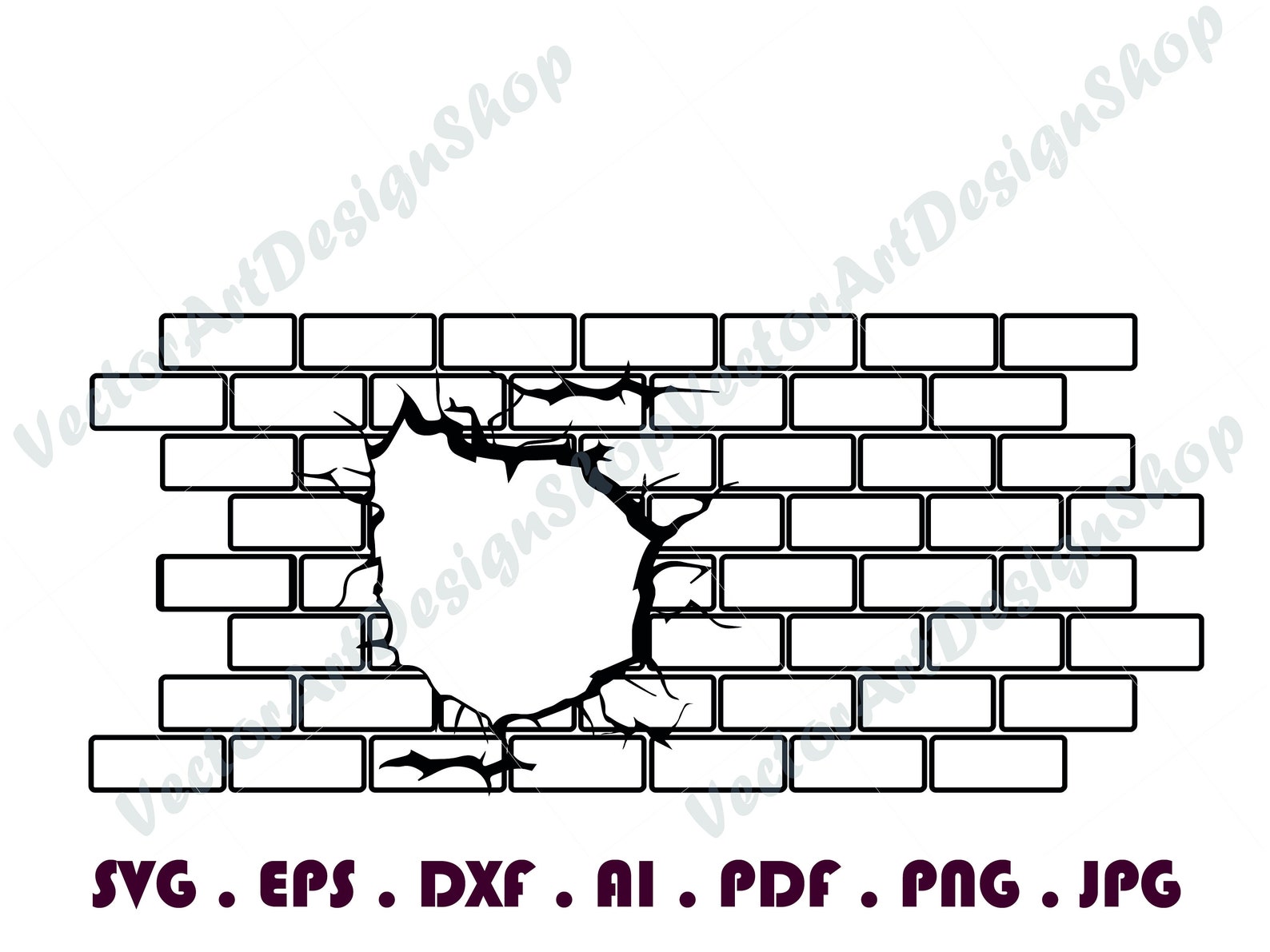 Brick Wall 2 SVG Brick Wall Svg Bricks Svg Brick Wall - Etsy Canada