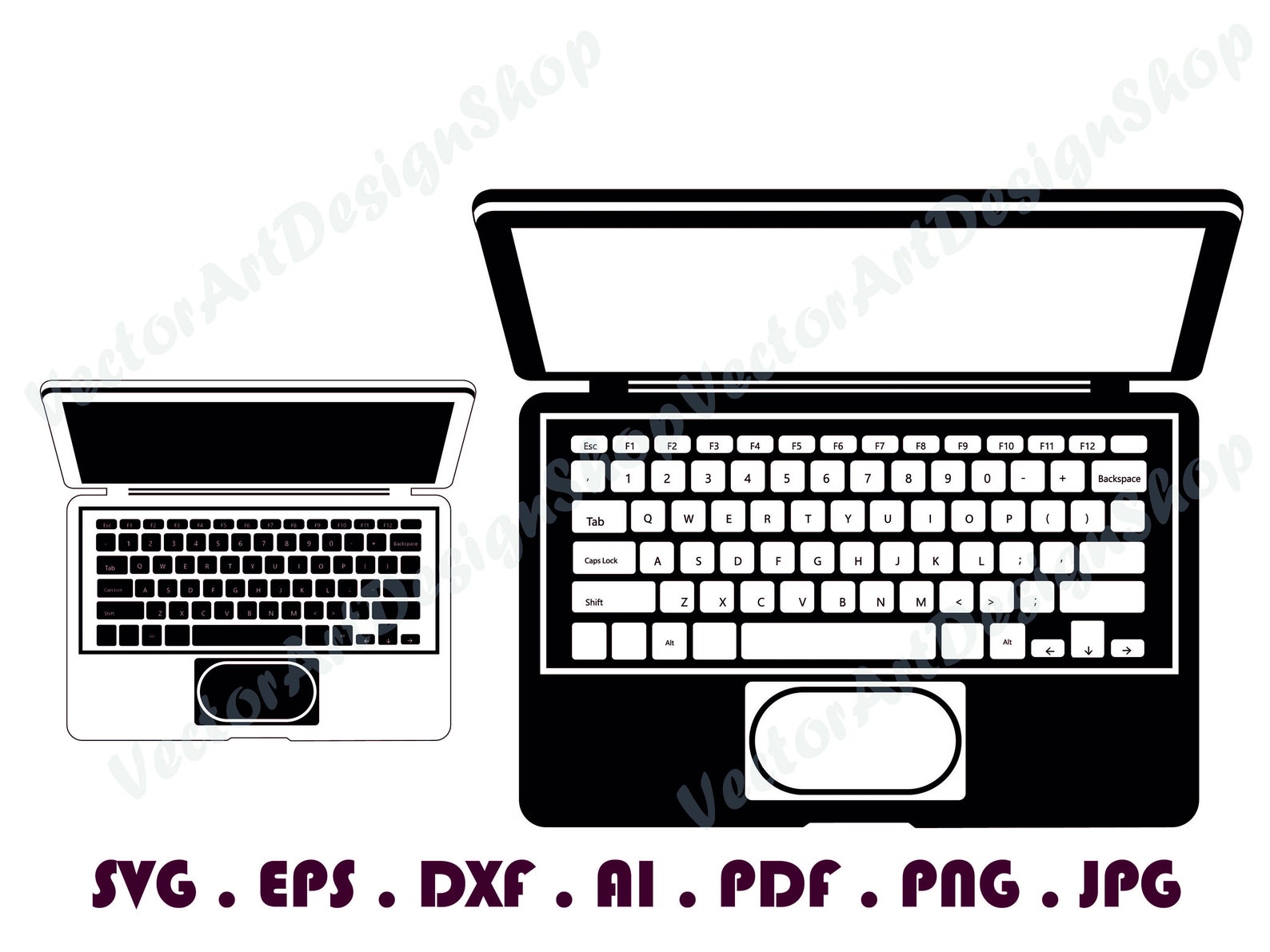 Computer 2 SVG Laptop Svg Computer Clipart Computer Files | Etsy