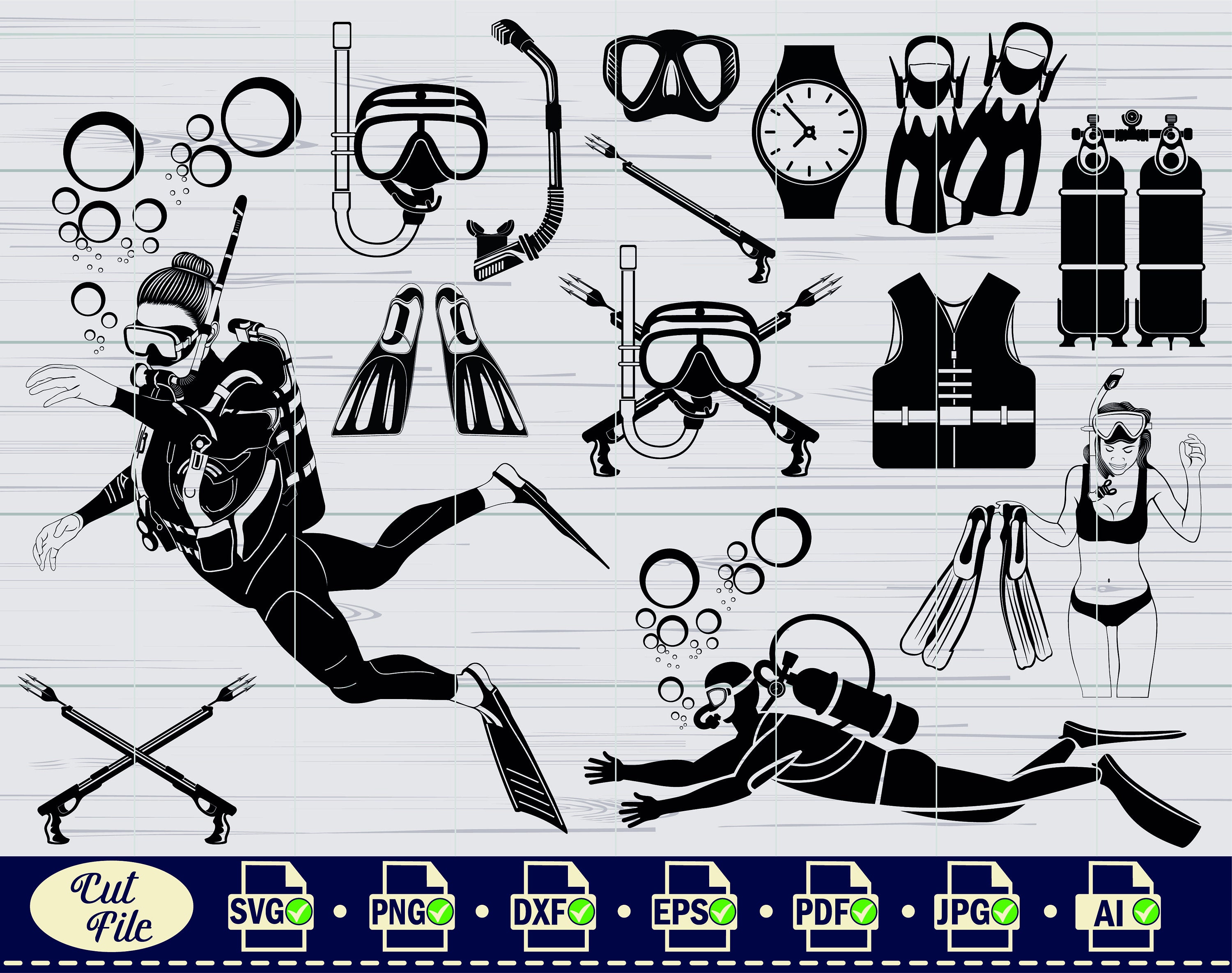 Scuba Diver Clipart