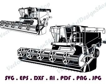Case Ih Combine Clipart