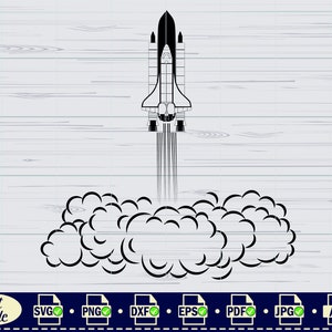 Rocket Launch SVG, Rocket Svg, Space Svg, Rocketship Svg, Space Ship ...