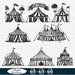 Circus SVG Cut Files: Carnival Clip Art Set (PDF, PNG, Vector) - Etsy