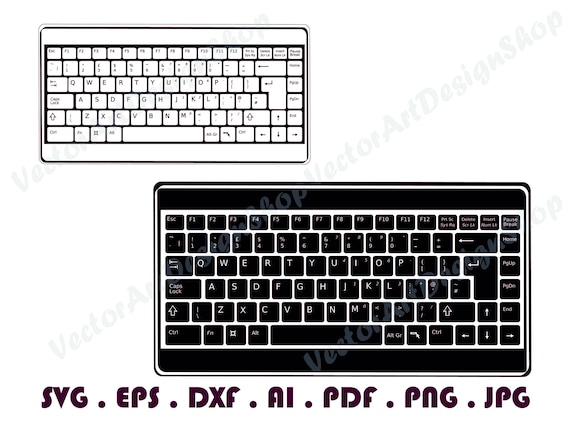 Simple Keyboard Vector