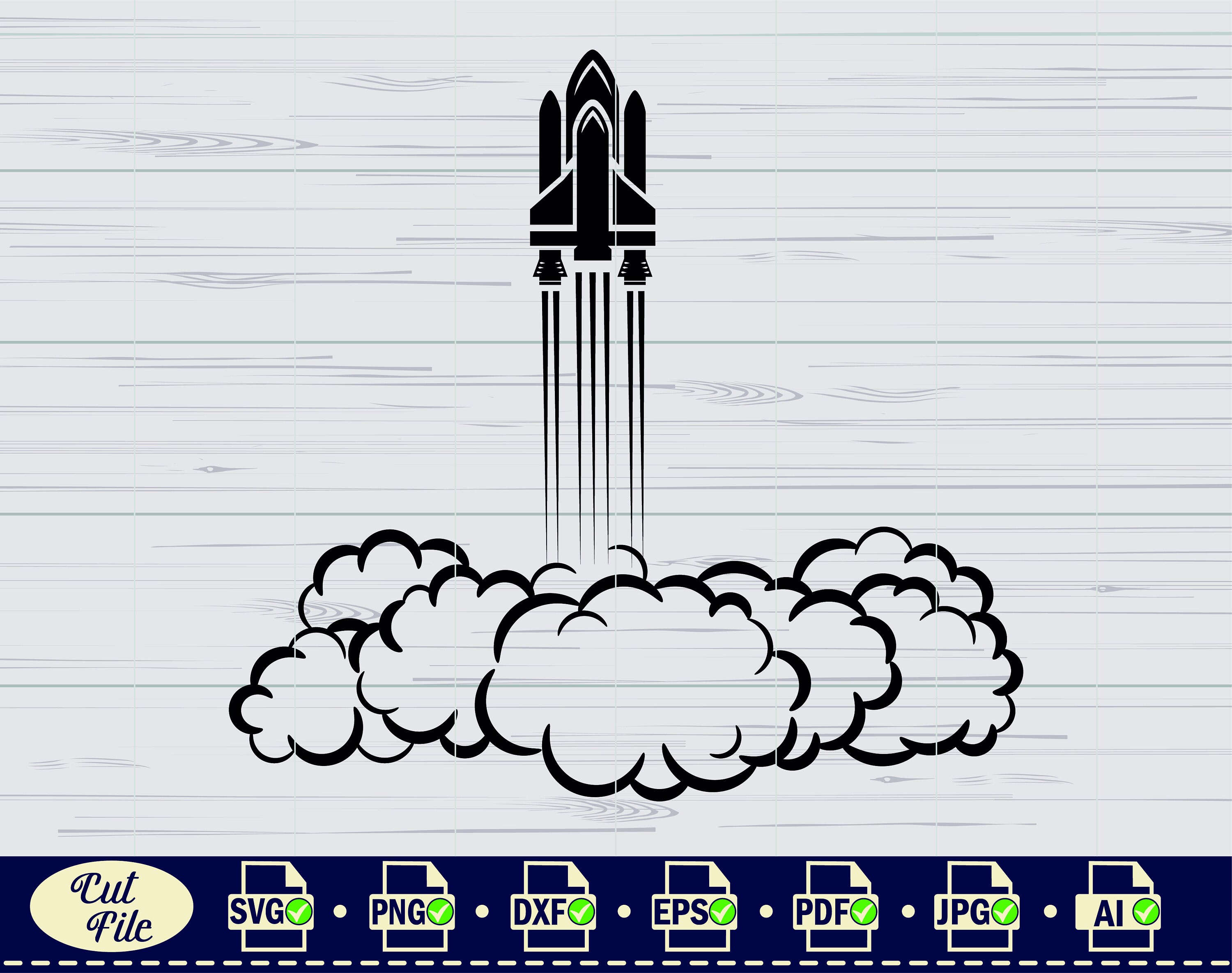 Rocket Launch SVG Rocket Svg Space Svg Rocketship Svg - Etsy Canada