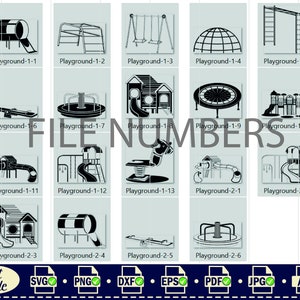 Playground SVG, Playground SVG, Kids Svg, Playground Clipart ...