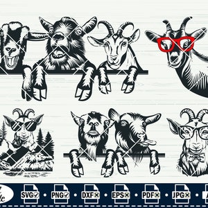 GOAT Svg Mega Bundle,#1, Goat Files for Cricut, Funny Farm Animal ...