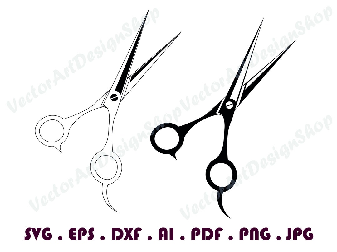Shears 2 SVG, Barber Scissors Svg, Hair Stylist Svg, Shears Clipart ...