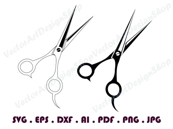 Shears 2 SVG Barber Scissors Svg Hair Stylist Svg Shears | Etsy