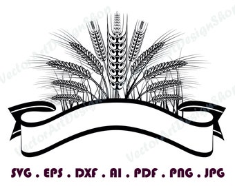 Wheat SVG Bundle, Wheat Svg, Grain Svg, Wheat Clipart, Wheat Files for ...