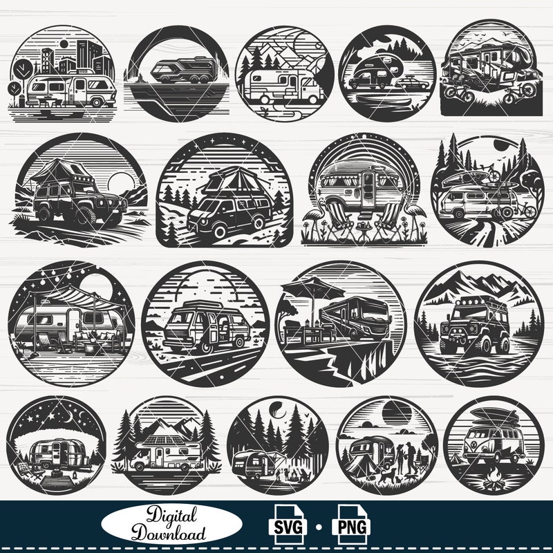 Rv Svg - Etsy
