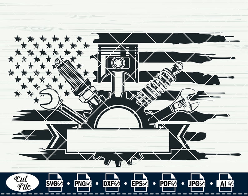 Mechanic Tools SVG Bundle: Garage Car Repair Designs (digital Download ...
