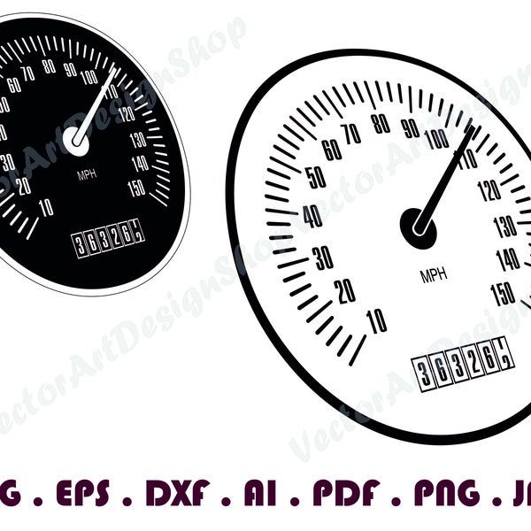 Car Speedometer Svg - Etsy