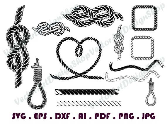 Nautical Knot 1 SVG Nautical Rope SVG Nautical Svg | Etsy