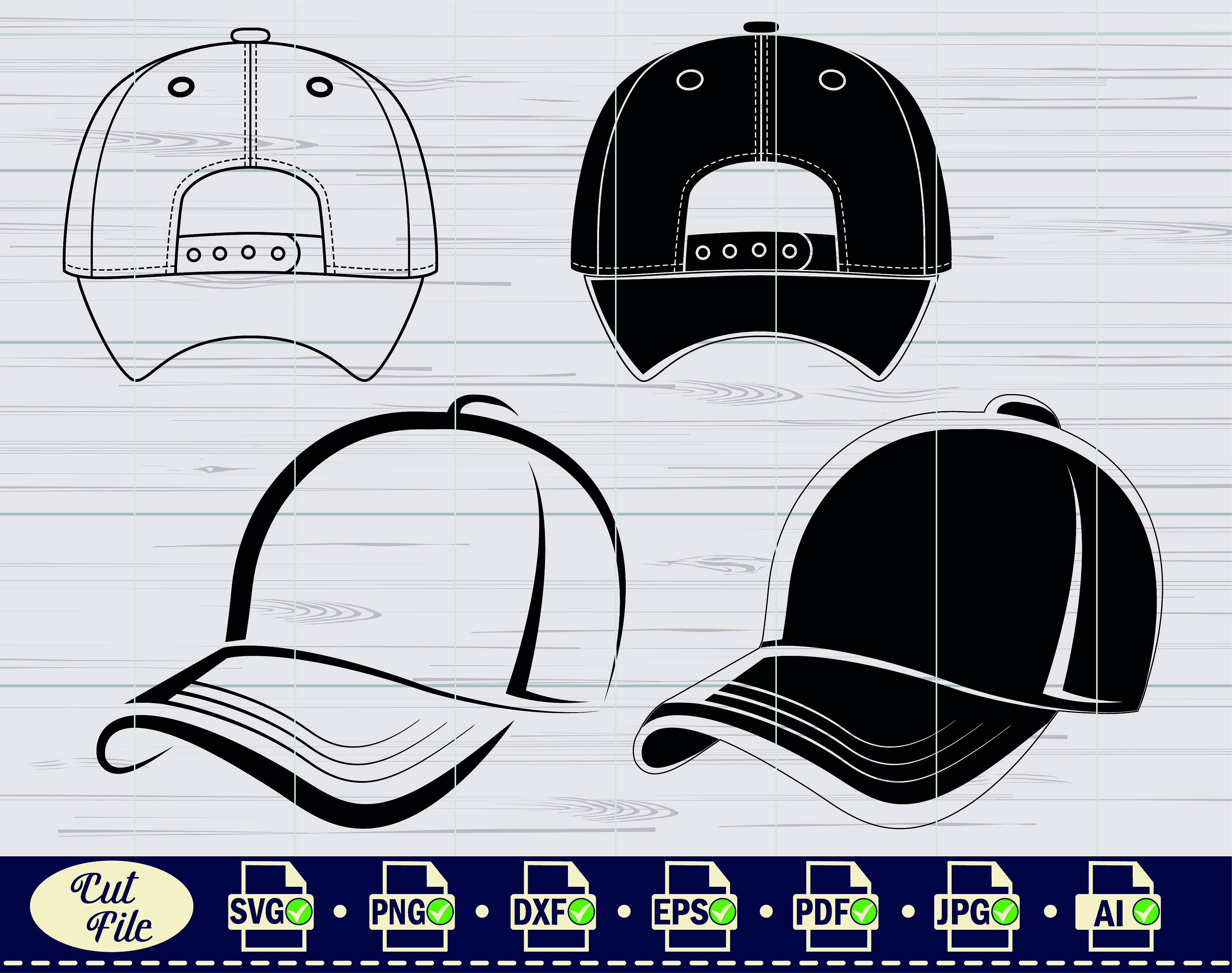 Baseball Cap SVG #3, Baseball Cap SVG, Hat Svg, Baseball Cap Clipart ...