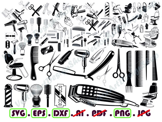 Hair Stylist Tools Background