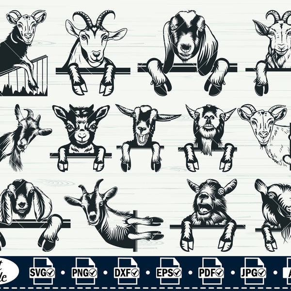 Goat Svg - Etsy