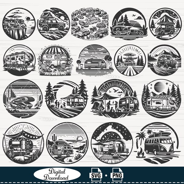 Rv Svg - Etsy