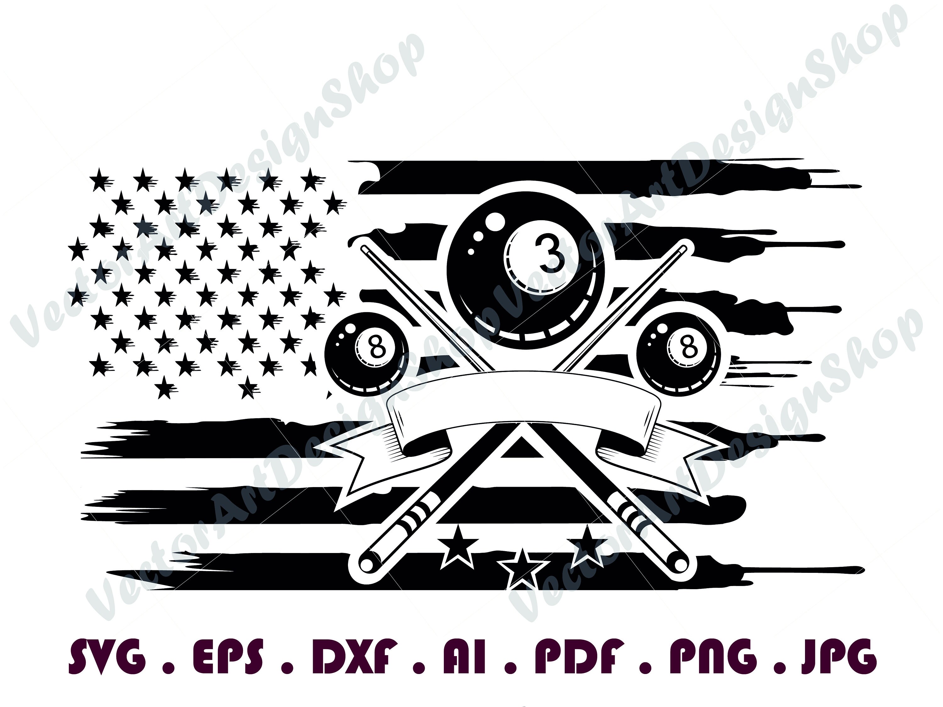 Billiards 3 Svg Bundle Snooker Svg Pool Svg Billiards - Etsy Ireland