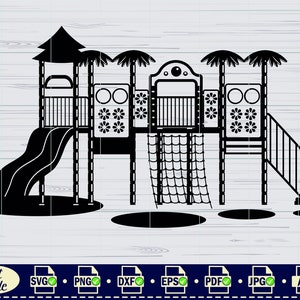 Playground SVG, Playground SVG, Kids Svg, Playground Clipart ...