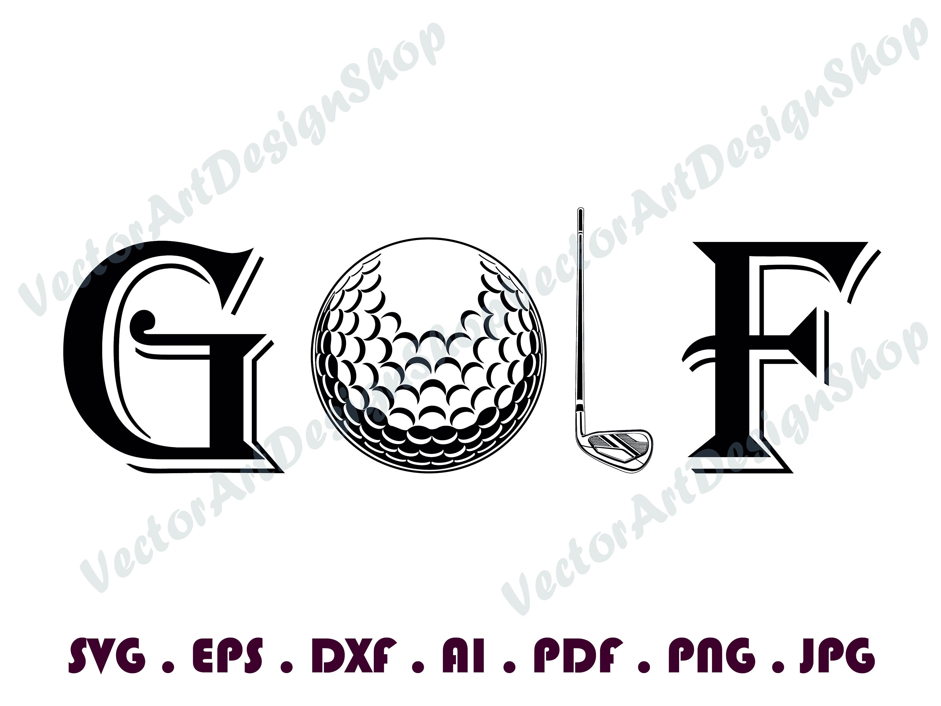 Golf Logo 5 Svg Golfer Svg Golf Svg Golf Svg Golf Cut | Etsy