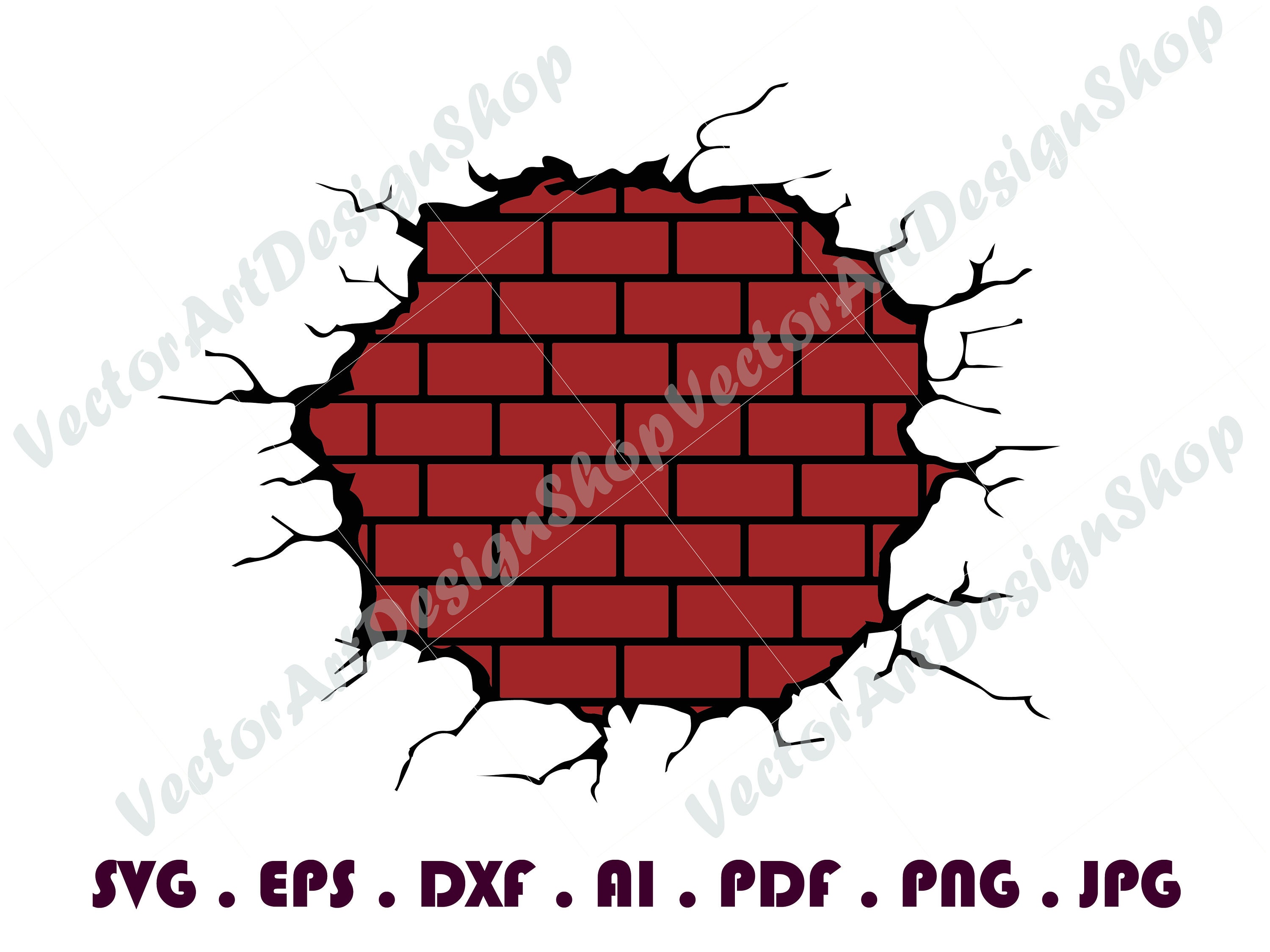 Brick Wall 2 SVG Brick Wall Svg Bricks Svg Brick Wall - Etsy Canada