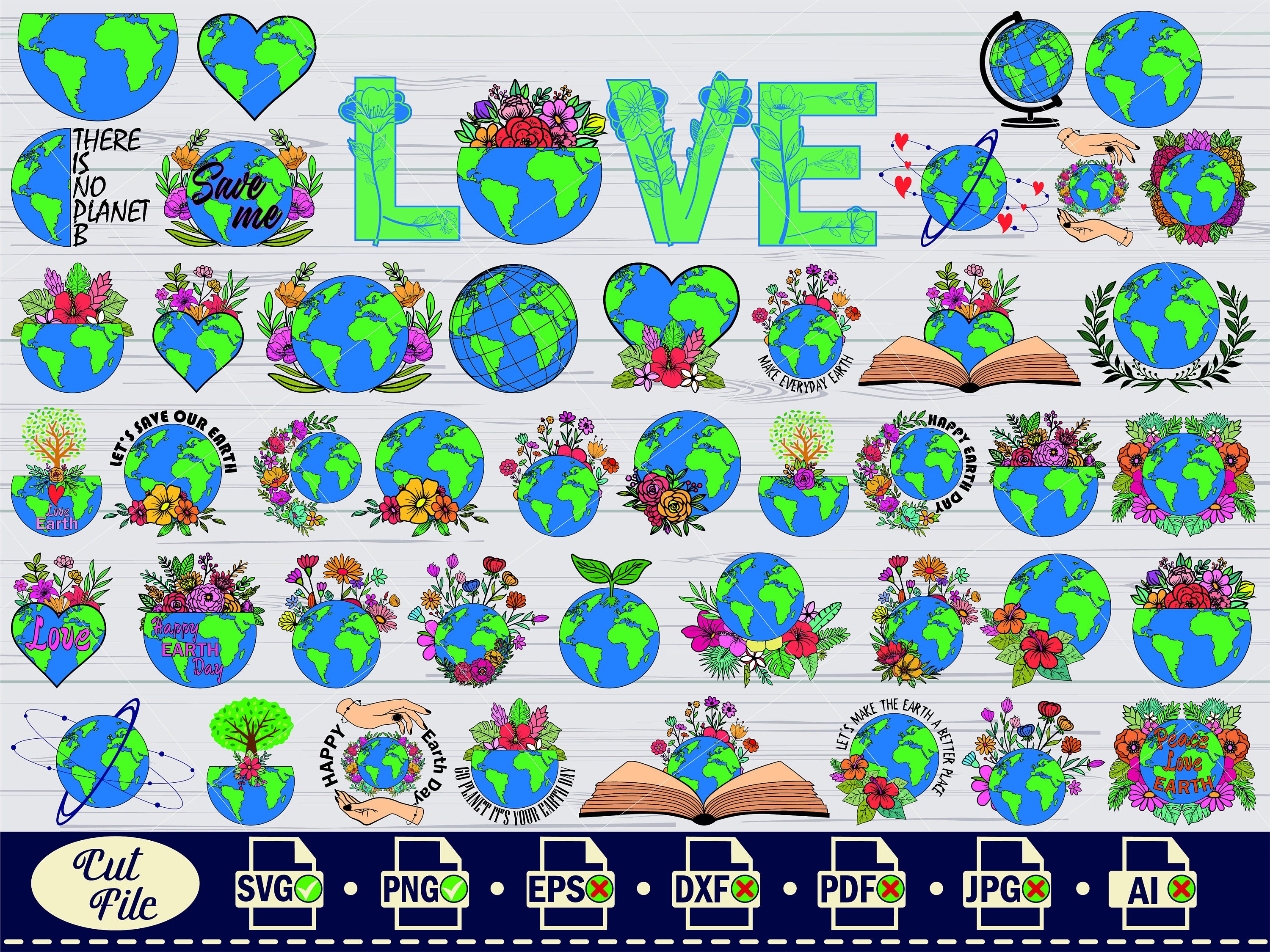 Earth Day Border Clipart